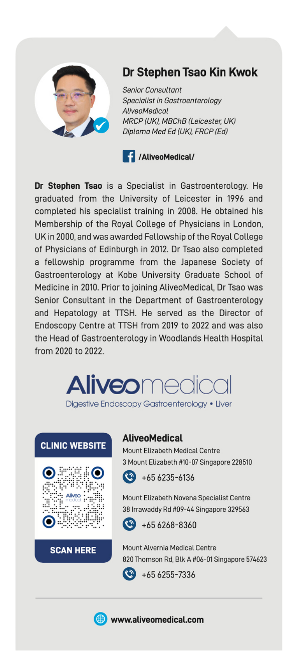 Guarding Your Gut by Dr Stephen Tsao Kin Kwok - Prime Magazine