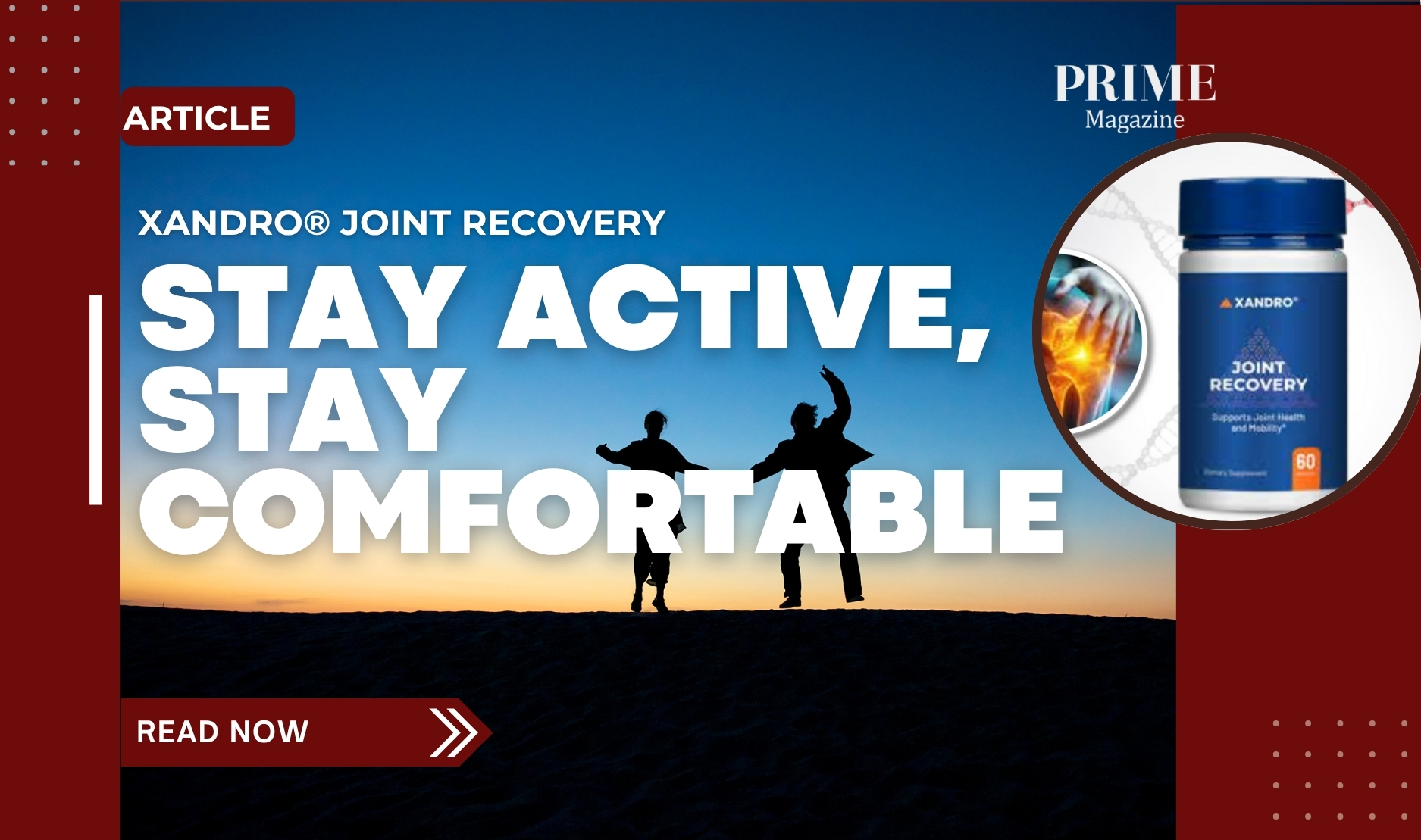 Xandro Joint Recovery | Daily Joint Support for Women 45+- Prime Magazine